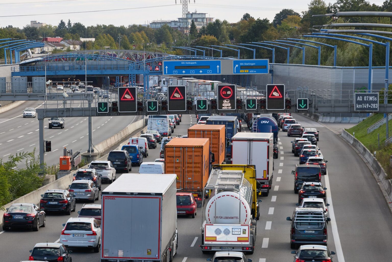 Elbtunnel und A7 in Hamburg bis Montag voll gesperrt - SAT.1 REGIONAL